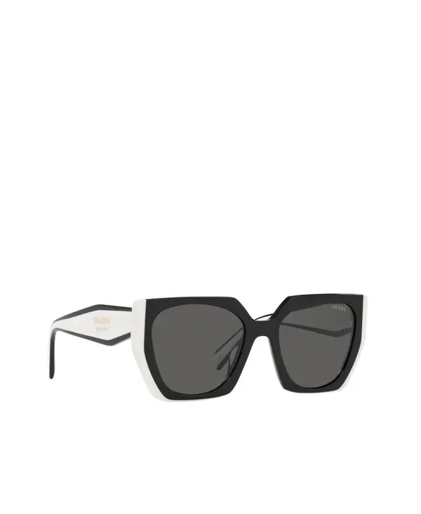 Prada Cat Eye Frame Sunglasses - Gray