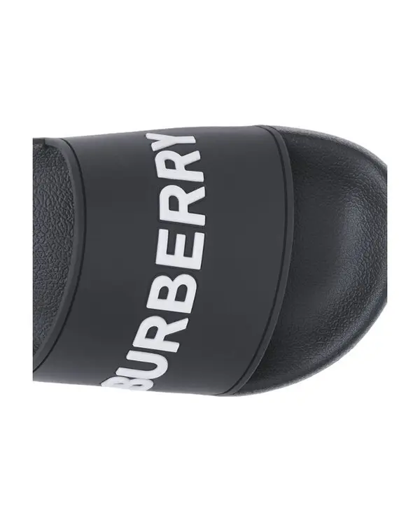 Burberry Logo Detail Two-tone Slides