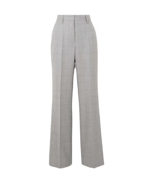 Dries Van Noten Belt-loop Checked Casual Pants