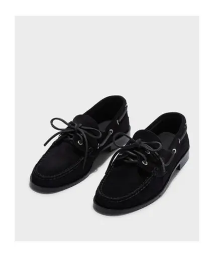AeydĒ Harris Suede Loafers - Black