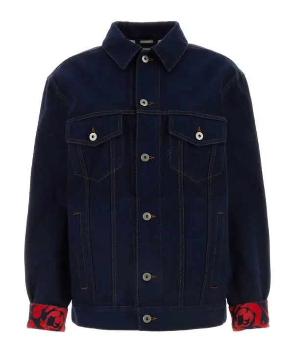 Burberry Long Sleeve Denim Jacket