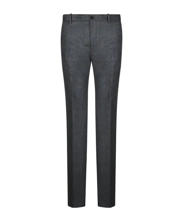 Incotex Slim Fit Zip Closure Pants - Grey