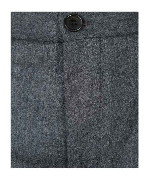 Incotex Slim Fit Zip Closure Pants - Grey