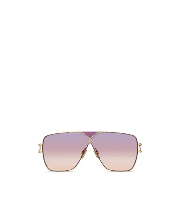 Cazal Geometric Aviator Sunglasses - Pink