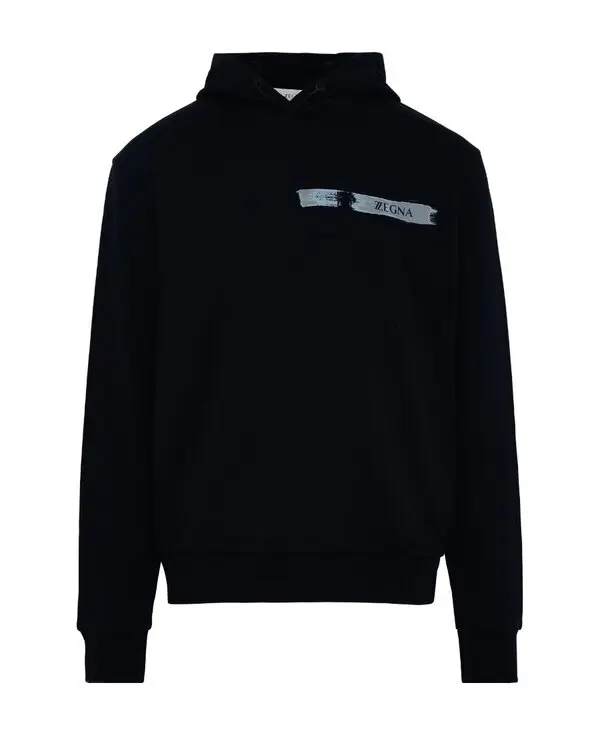 Zegna Logo-print Cotton Hoodie