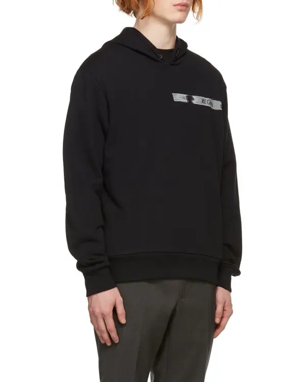 Zegna Logo-print Cotton Hoodie