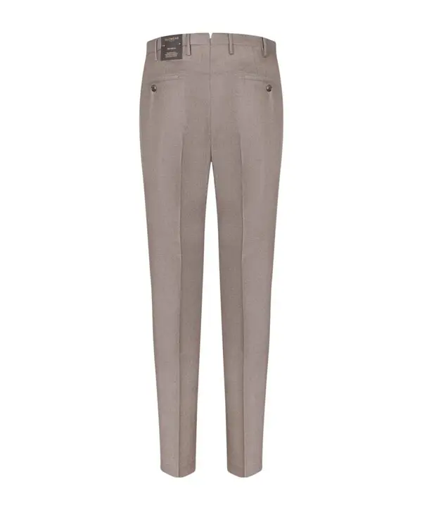 Incotex Tapered Flannel Pants - Beige