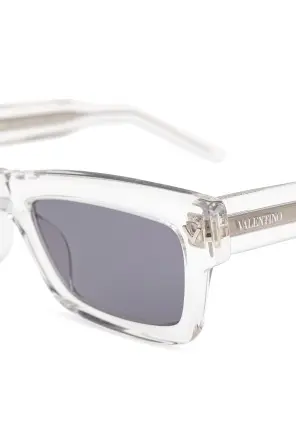 Valentino Garavani Rectangle-frame Sunglasses - Gray