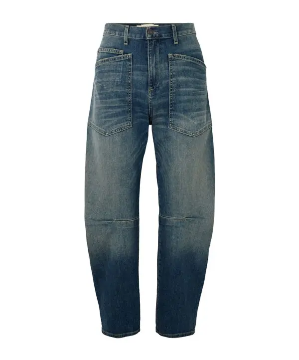 NILI LOTAN Shon Five-pocket Denim Trousers - Blue