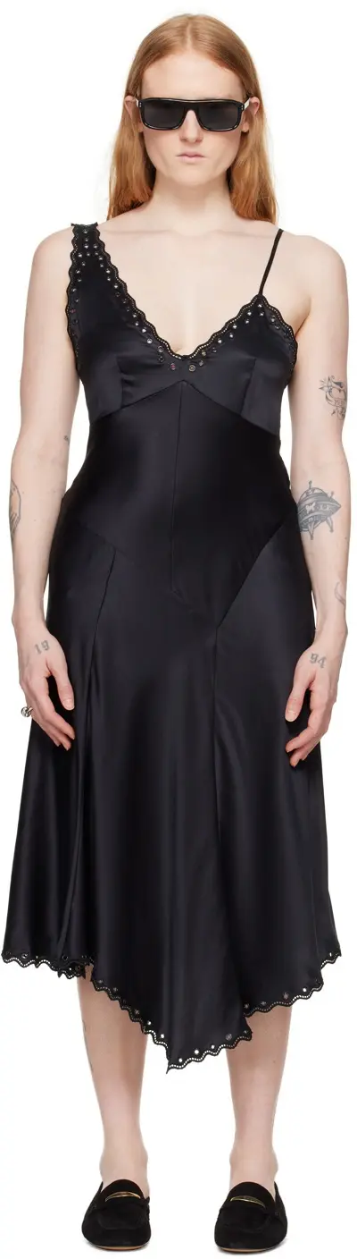 Isabel Marant Étoile Ayrich Asymmetrical Ruffled V-neck Dress