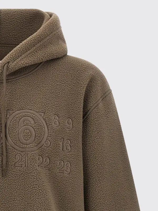 MAISON MARGIELA Numbers Motif Hoodie - Gray