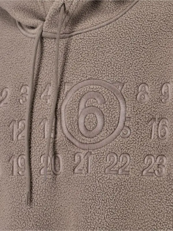MAISON MARGIELA Numbers Motif Hoodie - Gray