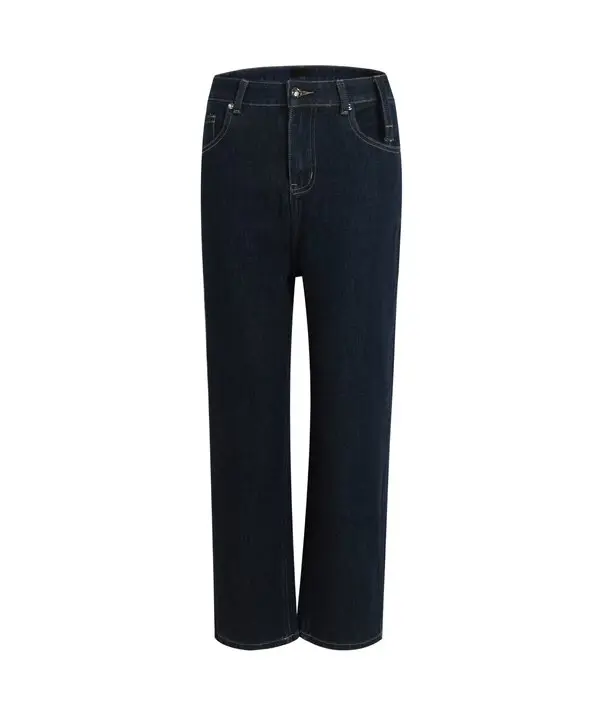 LIUREGALI Button Zipper Jeans
