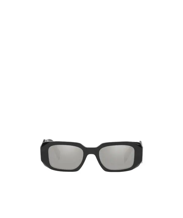 Prada Rectangular Frame Sunglasses - Black