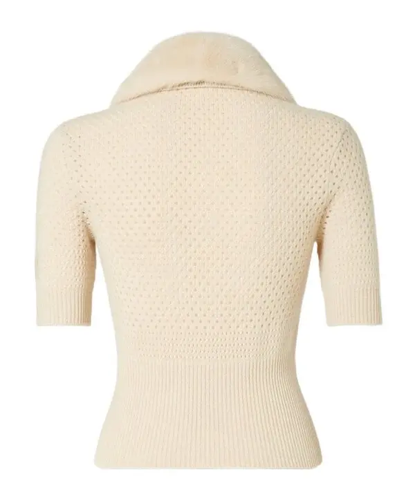 Fendi Wool And Cashmere Polo Shirt