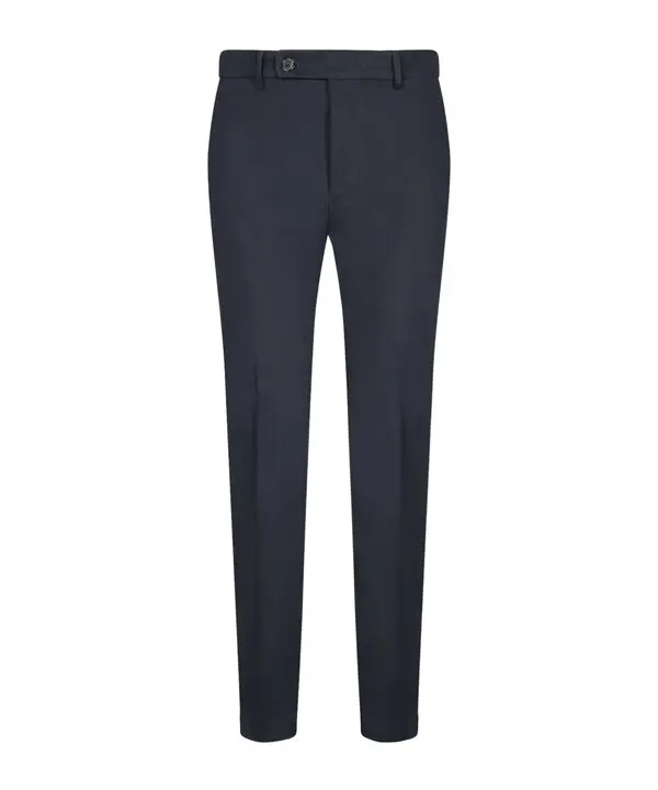 Incotex Tapered Wool Pants - Blue