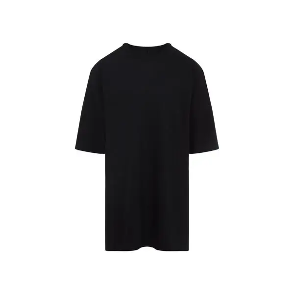 Rick Owens Oversized Short Sleeved Crewneck T-shirt - Black