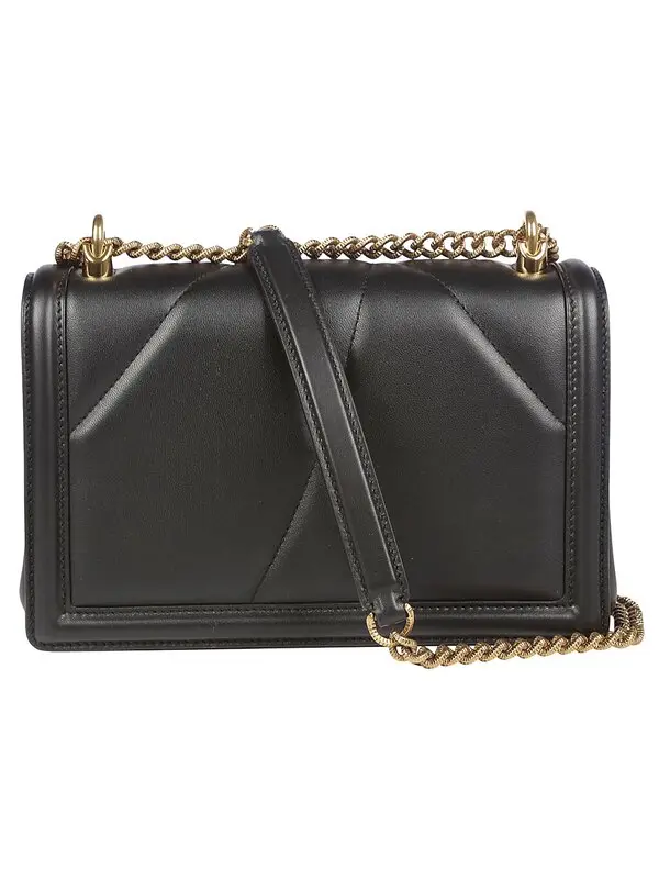 Dolce & Gabbana Devotion Medium Shoulder Bag - Black