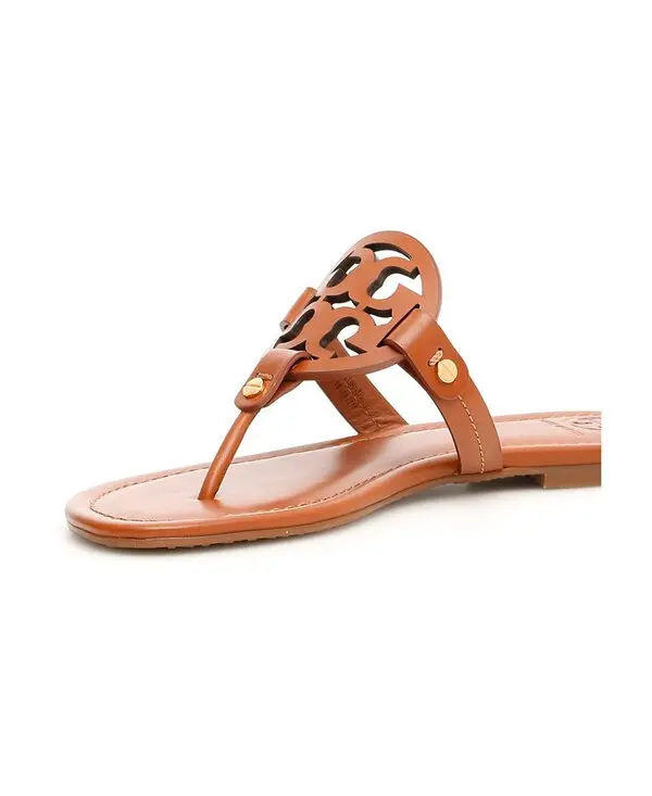 Tory Burch Miller Flat Sandals - Brown