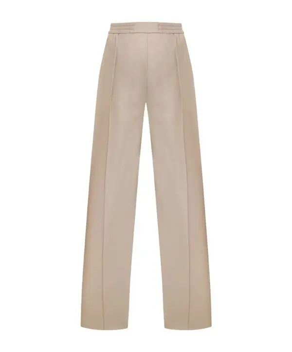 YVES SALOMON Elastic Waist Wide Leg Trousers