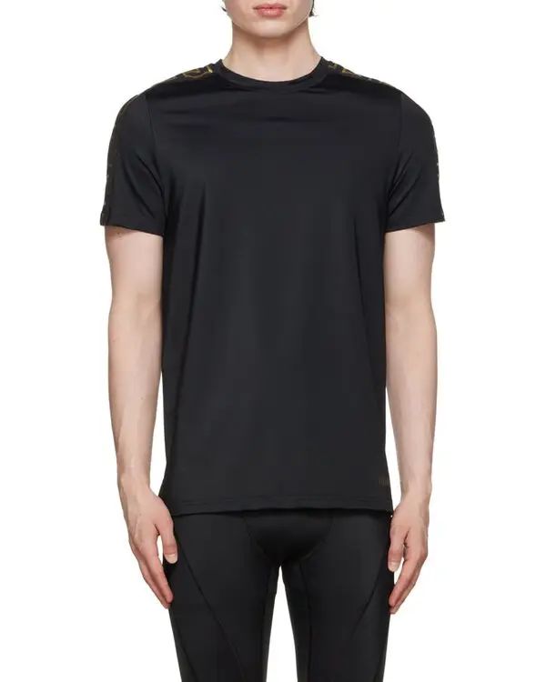 Versace La Greca-print Short-sleeve T-shirt
