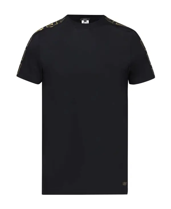 Versace La Greca-print Short-sleeve T-shirt - No
