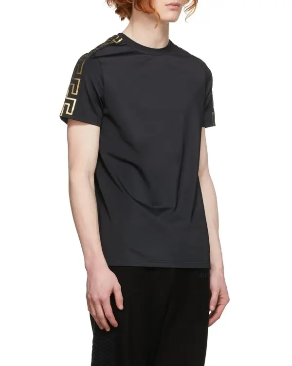Versace La Greca-print Short-sleeve T-shirt