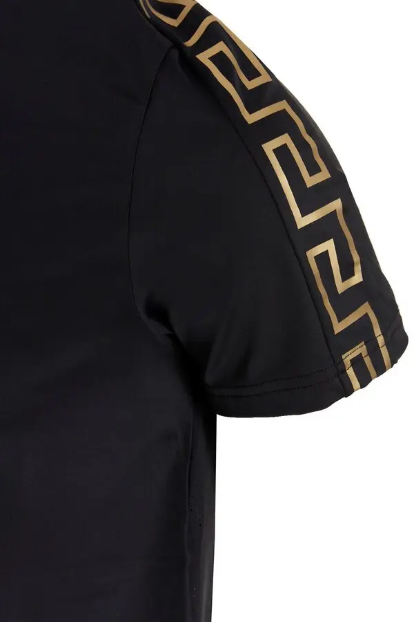Versace La Greca-print Short-sleeve T-shirt