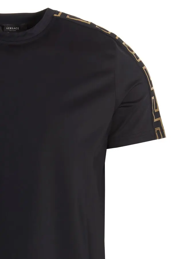 Versace La Greca-print Short-sleeve T-shirt