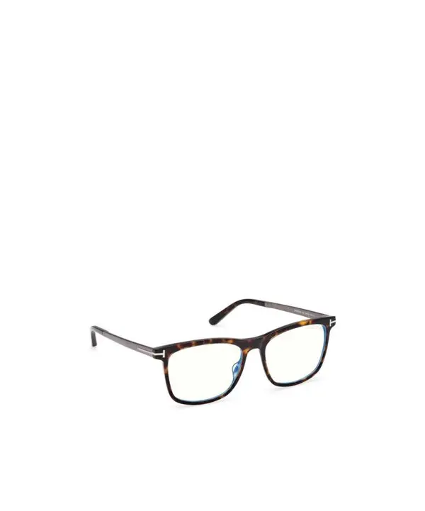 TOM FORD Geometric Frame Eyeglasses - White