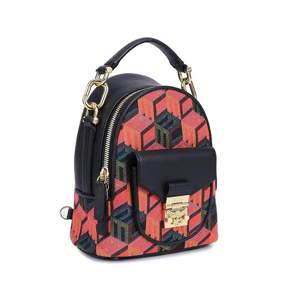 Mcm Patricia Cubic Monogram Backpack