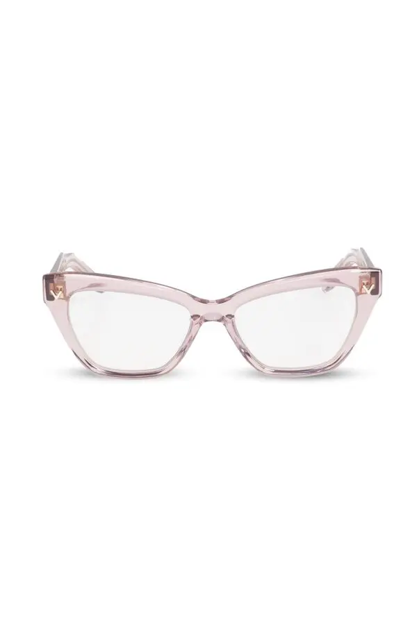 Valentino Garavani Cat Eye Frame Eyeglasses - White