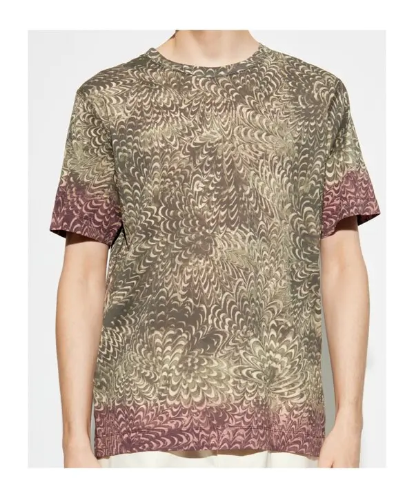 Dries Van Noten Allover Printed Crewneck T-shirt - Multicolour