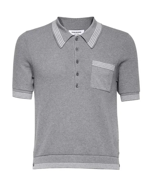 Thom Browne Lapel Polo Shirt