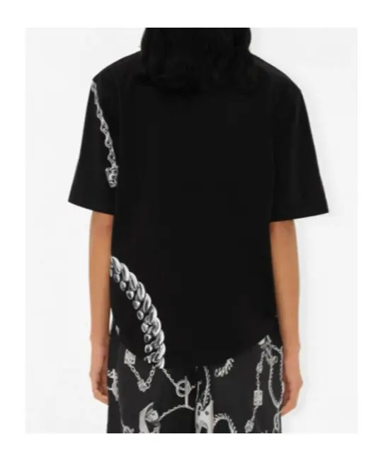 Burberry Shield Hardware Crewneck T-shirt - Black