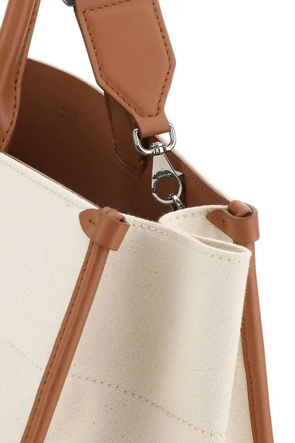 LANVIN Logo Printed Top Handle Bag