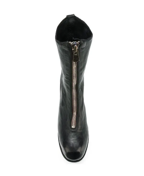 Guidi Front Zip Ankle Boots