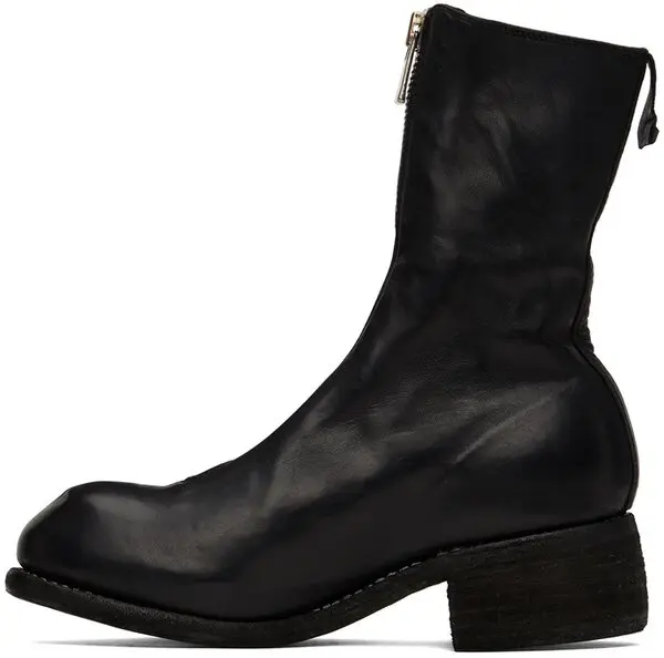 Guidi Front Zip Ankle Boots