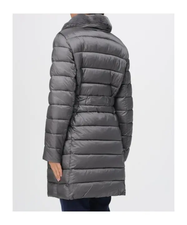Michael Kors Packable Quilted Puffer Coat With Belt
