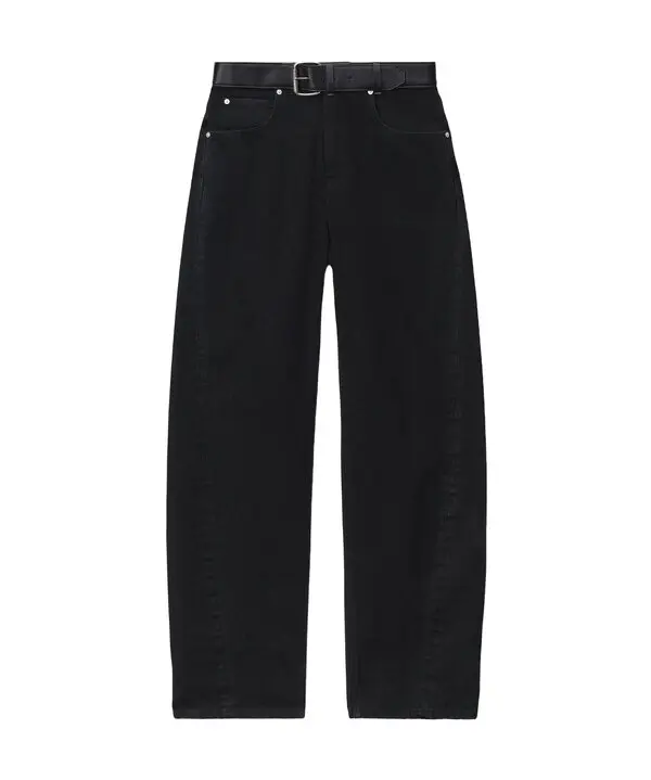 Alexander Wang Belted Wide-leg Jeans