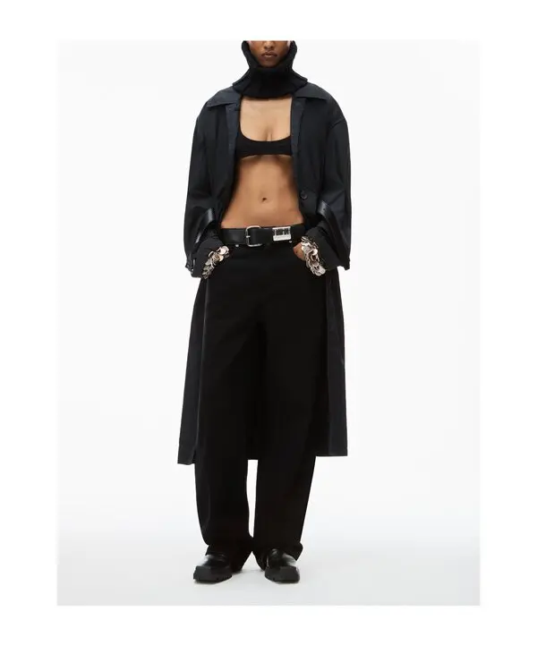 Alexander Wang Belted Wide-leg Jeans