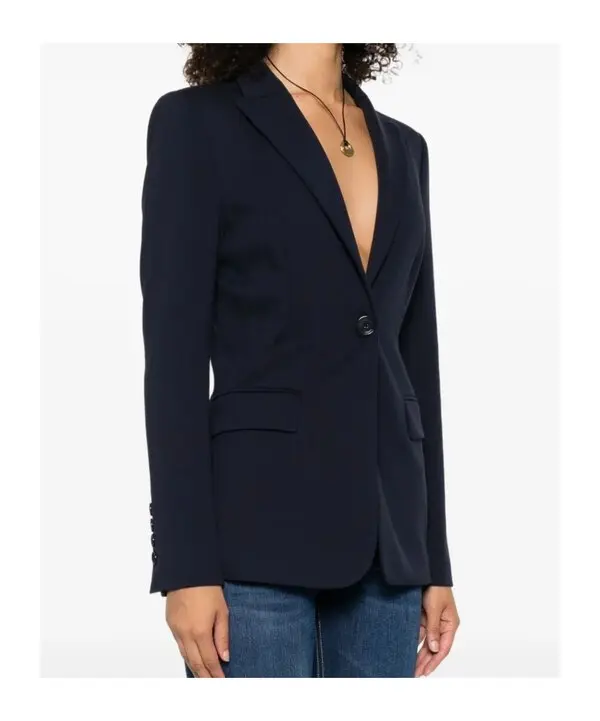 Pinko Single-breasted Tailored Blazer - Black