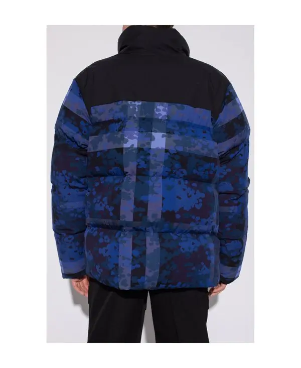 Burberry Camouflage Check Puffer Jacket