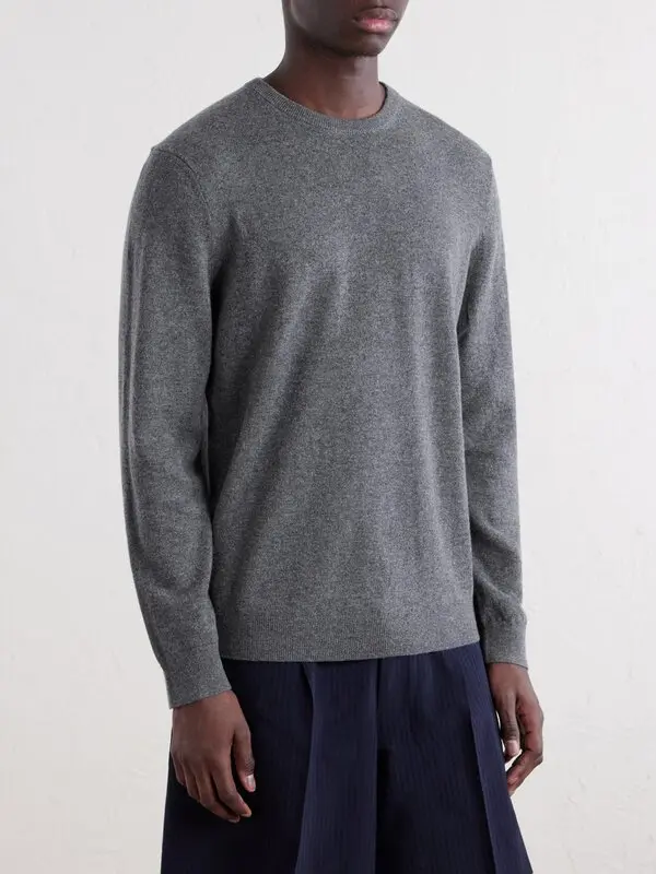 Onia Cashmere Crewneck Sweater - Gray