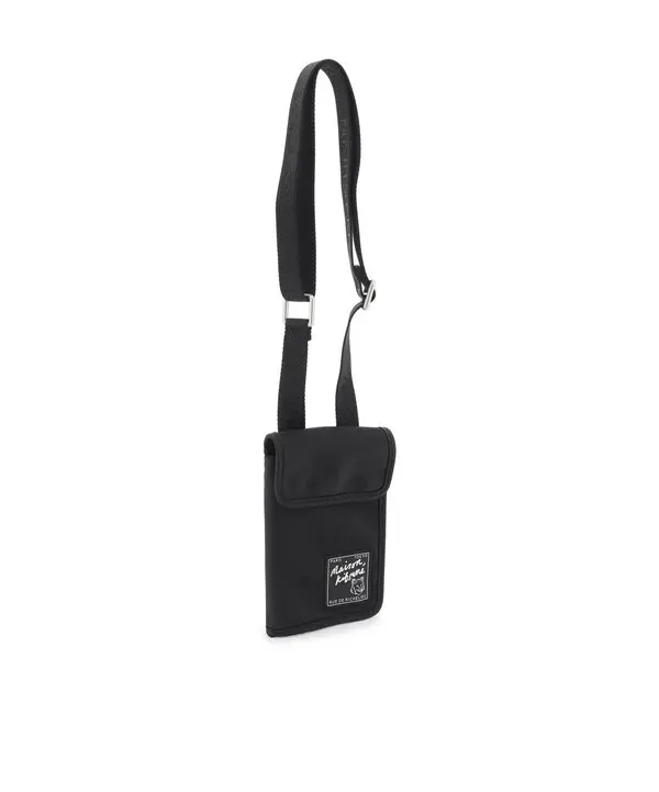 Maison Kitsuné Logo Patch Double Fold Pouch