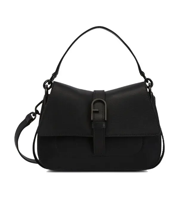 Furla Flow Mini Top Handle Bag - Black