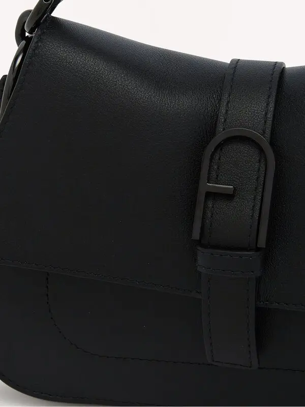 Furla Flow Mini Top Handle Bag - Black
