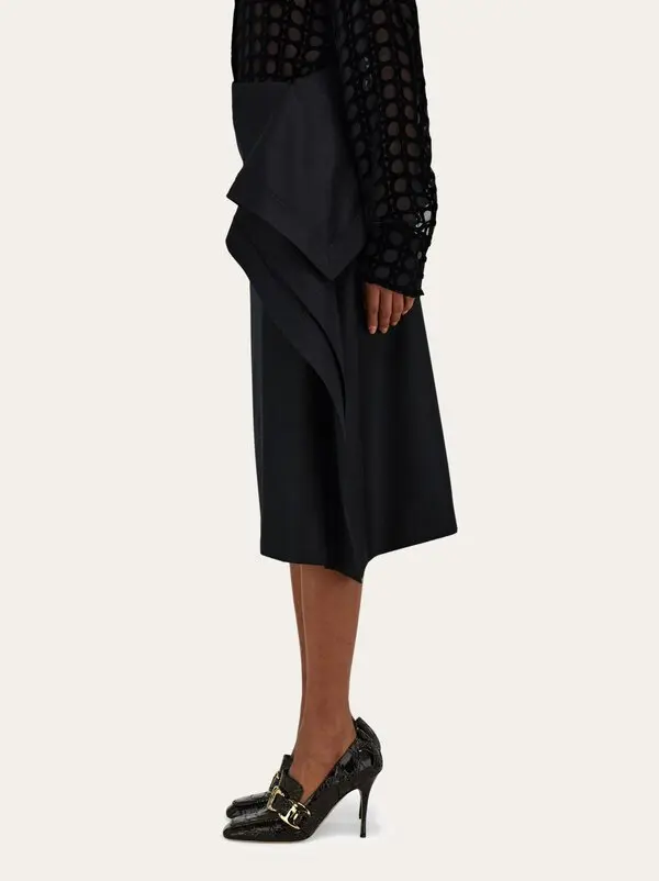FERRAGAMO Asymmetrical Peplum Skirt