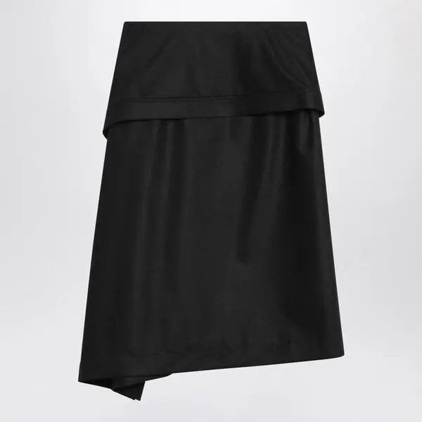 FERRAGAMO Asymmetrical Peplum Skirt