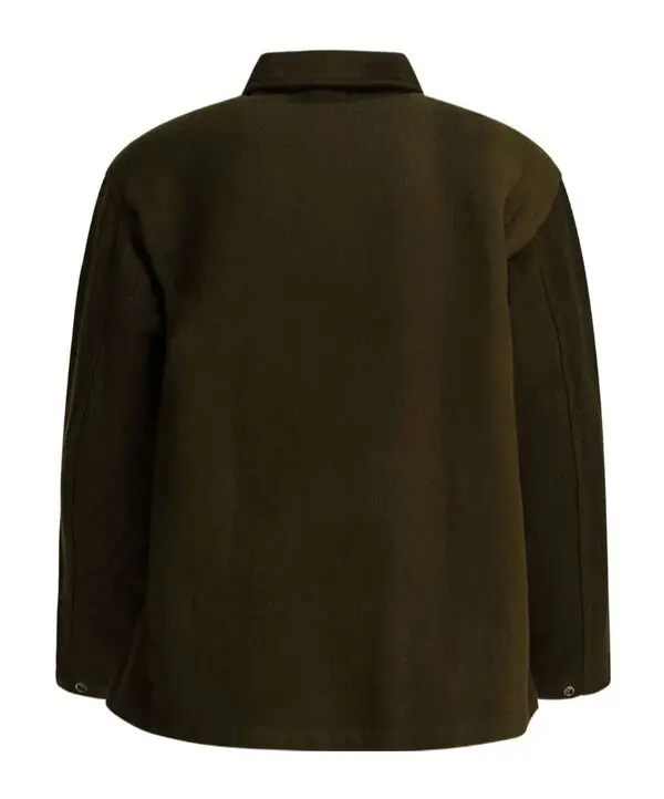 Needles Buttoned Overshirt Jacket - Olive